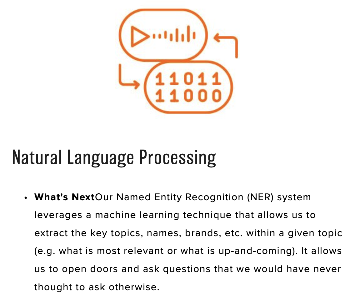 "What's Next" Predictive NLP Tool for Decode_M | Showspace